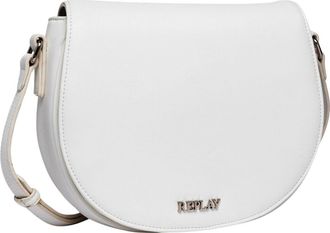 Replay Damen Schultertasche aus Kunstleder, Weiß (Opt White 001), Onesize