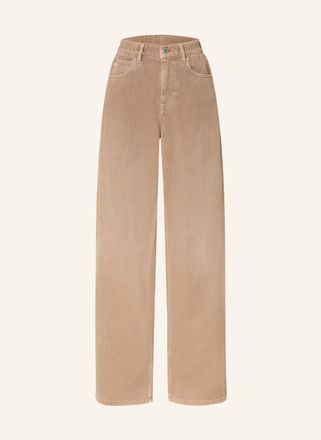 AG - Adriano Goldschmied Ag Jeans Wide Leg Jeans Duna braun