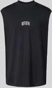 Review Tanktop mit Label-Print