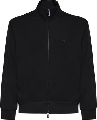 Emporio Armani Homme, Sweatshirts et sweats &agrave; capuche, Noir, Taille: M Zip-throughs