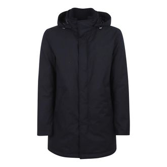 Herno Lange Daunenjacke - - Jackets - Herren - Blau - S