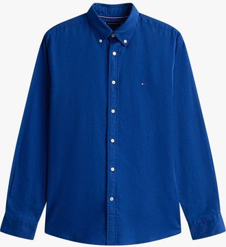 Tommy Hilfiger Chemise col am&eacute;ricain en coton m&eacute;lang&eacute;