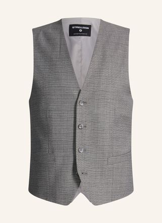 Strellson Anzugweste gyl2 Slim Fit grau