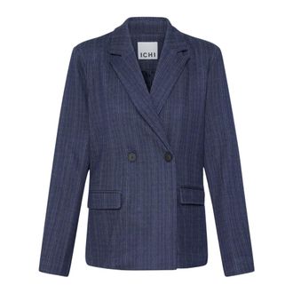 Ichi IhKate Pinelle Blazer - - Jackets - Damen - Blau - S
