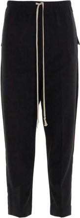 Rick Owens Femme, Pantalons, Noir, Taille: 40 FR Pantalon &Eacute;court&eacute; Astaires &agrave; Cordon de Serrage