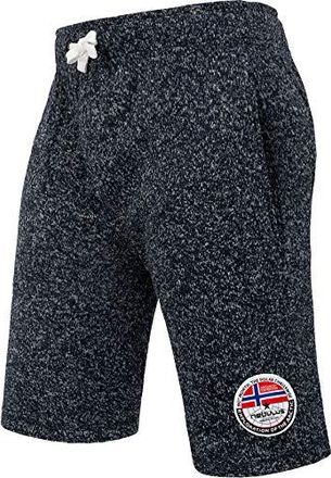 Nebulus Azur P5611 Short en polaire pour homme Bleu marine chiné Taille L FBA