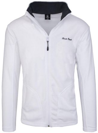 Rock Creek Herren Fleecejacke Sweatjacke Herrenjacke &Uuml;bergangsjacke H-139 [White 4XL]