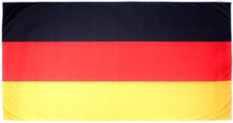 Pearl Strandtuch Deutschland: Mikrofaser-Sport-Handtuch für Fitness-Studio & Strand, 180 x 90 cm (Badetuch Deutschland Flagge, Handtuch, Volleyball)