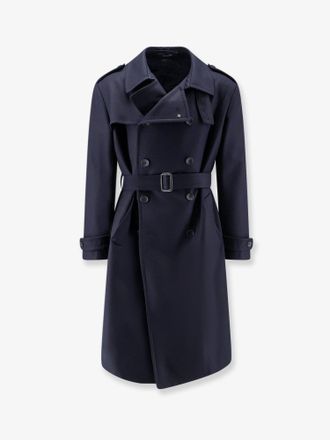 Tagliatore Water Repellent virgin wool trench coat - TAGLIATORE - gender_Man