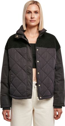 Urban Classics Damen Jacke Ladies Oversized Diamond Quilt Puffer Jacket black L