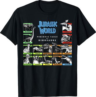 Jurassic Park Periodic Table Of Dinosaurs T-Shirt