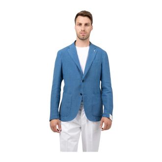 L.B.M. 1911 Einreiher Jacke - - Jackets - Herren - Blau - 2XL