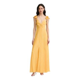 Forte_Forte Robe Longue - Femme - Robes - Orange - Taille: 36 FR