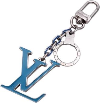 Louis Vuitton unisex, Pre-owned, Bleu, Taille: ONE Size Keyring Pre-owned