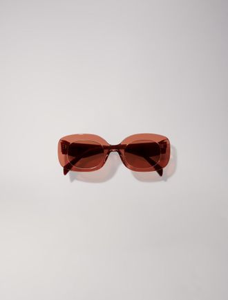 Maje Lunettes De Soleil - Marron - Maje