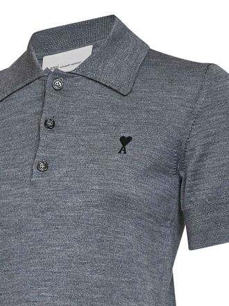Ami Polo Shirt - Gray