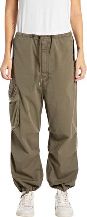 Replay Damen Cargo-Hose mit Tunnelzug, Gr&uuml;n (Army Green 238), XS