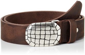 MGM Herren Corona Gürtel, Brown (braun geflammt 4), 100