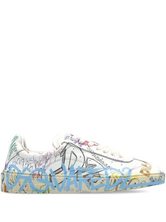 Dsquared2 baskets Rider en cuir - Blanc