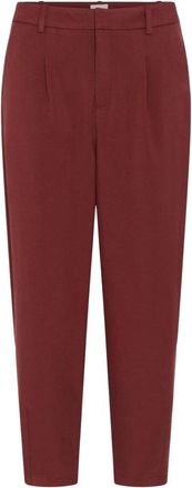 Kaffe Cropped Hosen - - Trousers - Damen - Rot - S
