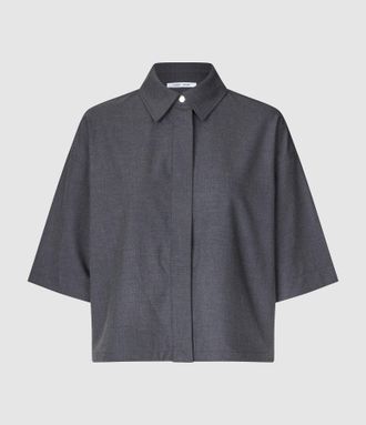 Sams&oslash;e & Sams&oslash;e Chemise Salulu Ombre Blue