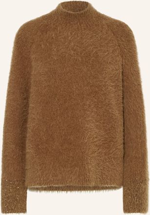 Luisa Cerano Luisa Cerano Pullover Mit Pailletten braun