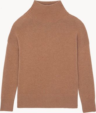 Kujten Pull cachemire col cheminée oversize, 8 fils - Pull Ulla