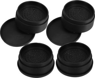 Soimiss 4 Stück Möbel Erhöhung aus Gummi Stapelbar rutschfest für Bett Stuhl Sofa Langlebige Betthöhenverstellung für Senioren Robuste Stuhl und Tischbeine Er