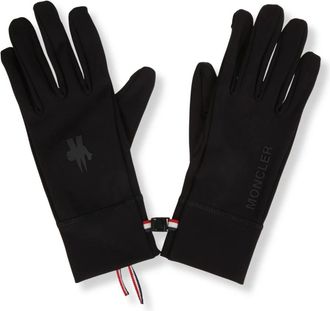 Moncler Femme, Accessoires, Noir, Taille: L Touch Screen Jersey Gloves