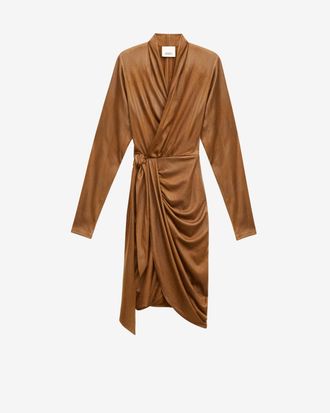 Isabel Marant Robe Aleora - Femme - Cognac - Taille 34 - Isabel Marant