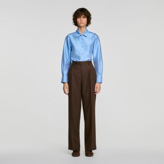 Sandro Pantalon de tailleur &agrave; strass