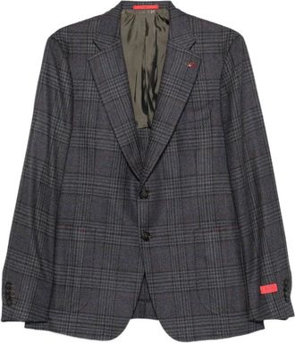 Isaia Homme, Vestes, Bleu, Taille: 2XL Blazers