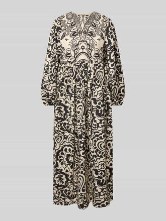 Max Mara Midikleid mit Ballon&auml;rmeln Modell ANZIO