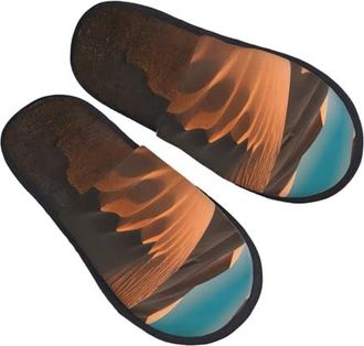 Generic Dunes De Sable Homme Femme Slippers Confortable Chaussons Antid&eacute;rapantes Pantoufles Pour Ext&eacute;rieur Int&eacute;rieur Maison L