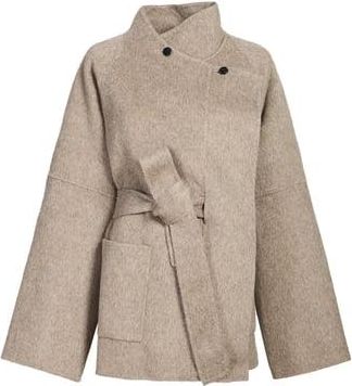 Viktoria Chan gro&szlig;er Wollmantel - Beige