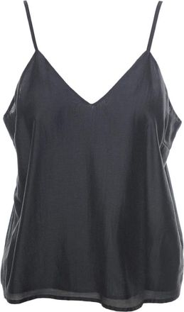 Alessia Santi Femme, Tops, Noir, Taille: 40 FR Top col en V