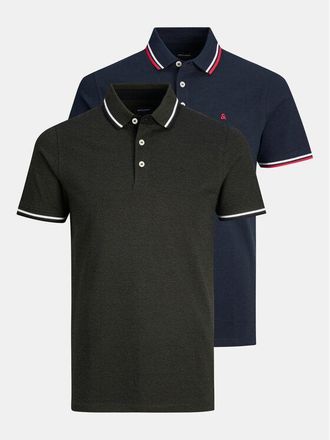 Jack & Jones Jack & Jones Polo-Shirt-Set Paulos 12191216 Bunt Slim Fit