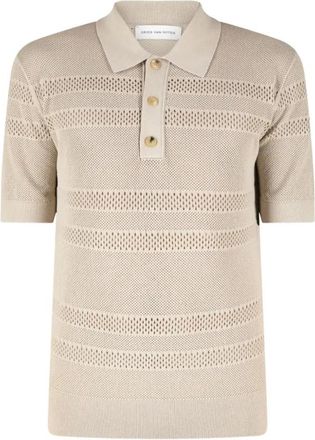 Dries Van Noten Homme, Tops, Beige, Taille: M Mercy 3701 Polo