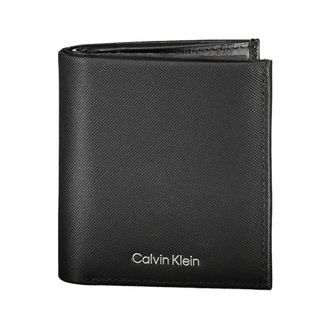 Calvin Klein Schicke Leder-Bi-Fold-Brieftasche mit RFID-Blockierung - - Accessories - Herren - Schwarzk - ONE SIZE