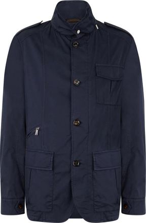 Moorer Homme, Vestes, Bleu, Taille: 3XL Veste Porto