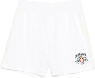 Casablanca Homme, Shorts, Blanc, Taille: M Towelling Monogram Shorts
