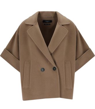 Weekend by Max Mara MANTEAU COURT PERA MARRON MAX MARA WEEKEND