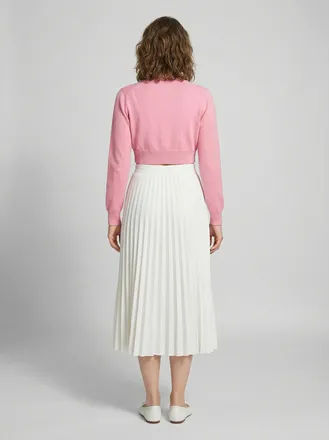 Dolce & Gabbana Womens Pink Silk Cardigan Clothing