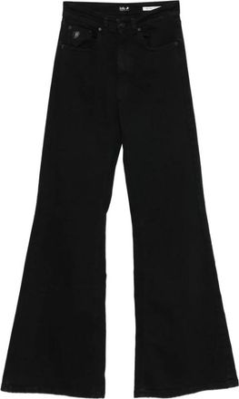 Lois Femme, Jeans, Noir, Taille: W29 Palas Jean &Eacute;vas&eacute; Taille Haute