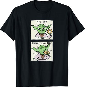 Star Wars Yoda Do or Donut There is No Try Funny T-Shirt