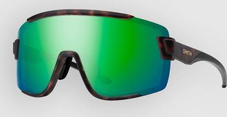 Smith Wildcat Matte Tortoise +Bonus Lens Sonnenbrille cp polarized grn mirror