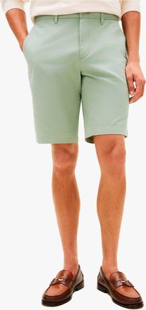 Tommy Hilfiger Bermuda chino &agrave; logo en coton m&eacute;lang&eacute;