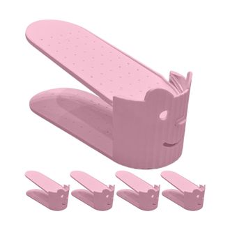 Generic Sammlung von Schuhorganisatoren, Stiefeletten Stehend Doppelsteg 5x, Sneakerst&auml;nder Nicht-Sneakers, Speicherplatz f&uuml;r Raumschuhe f&uuml;r High Heels, Sneak