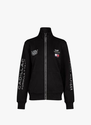 Tommy Hilfiger Veste Cadillac F1 Team &agrave; logo en coton m&eacute;lang&eacute;