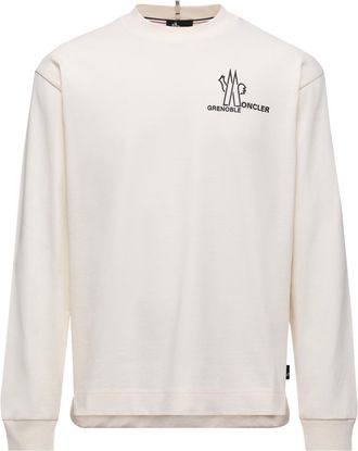 Moncler Logo Long Sleeve Cotton T-Shirt